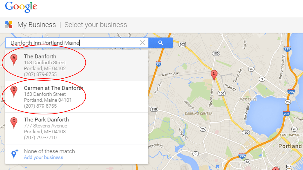 Google Local Listings - Remove Duplicate Business Pages